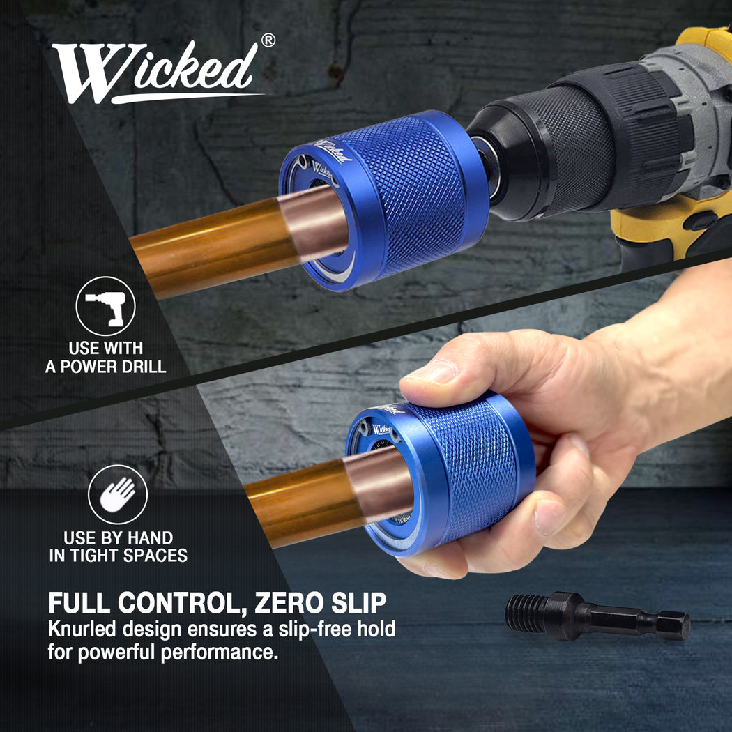 Wicked Copper Pipe Cleaner 1" – Wicked Tools USA